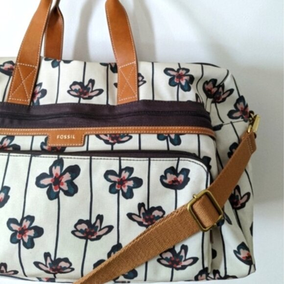 Fossil | Bags | Fossil Eliza Duffle Floral Weekender Bag | Poshmark
